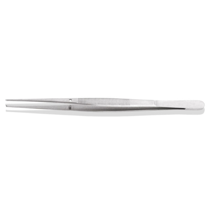 Semkin Tissue Forceps 1 X 2 Teeth, Straight, 12.5cm - Research Corporation
